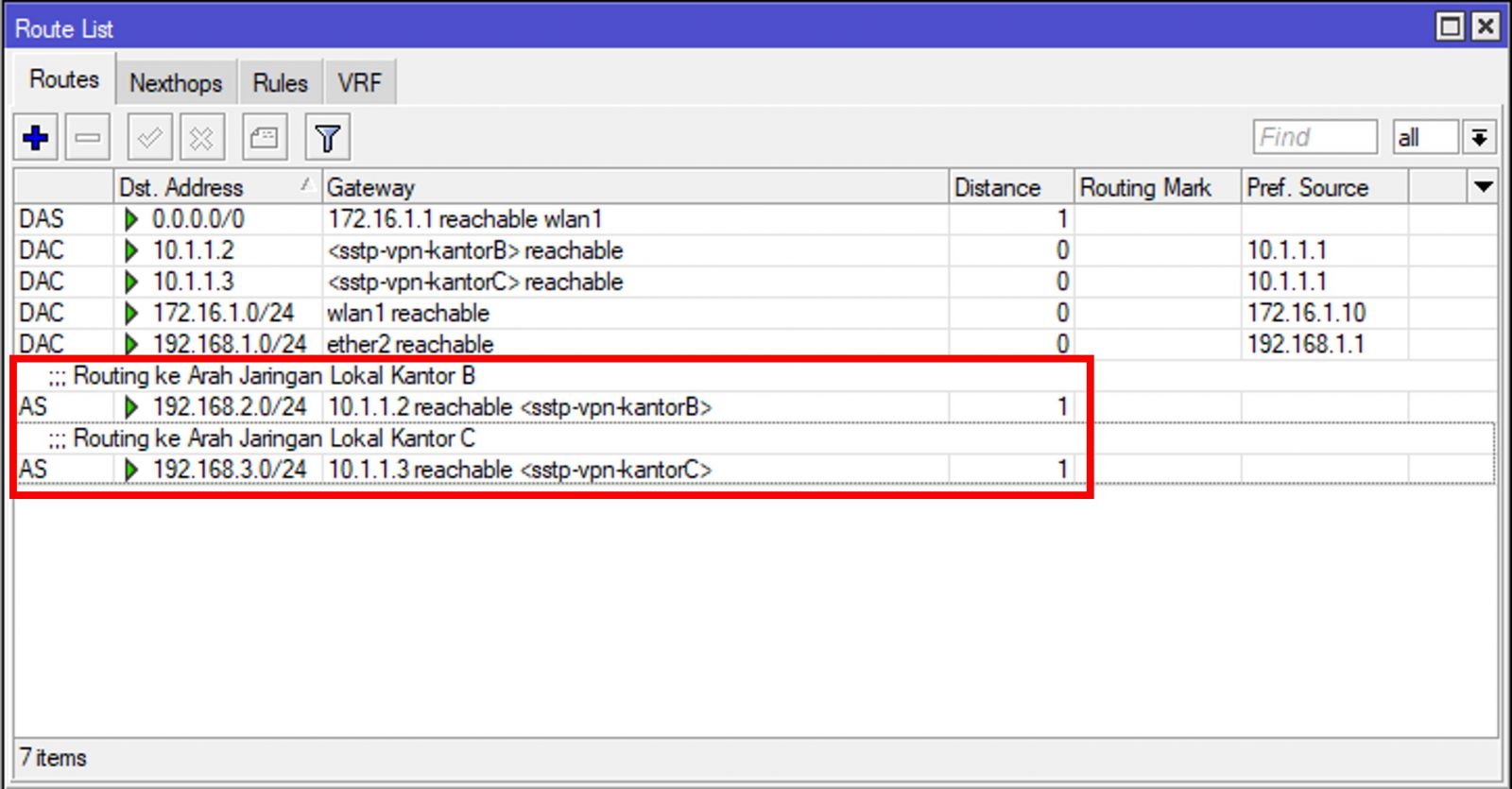 Citraweb.com : Routing Jaringan Lokal Pada Koneksi VPN